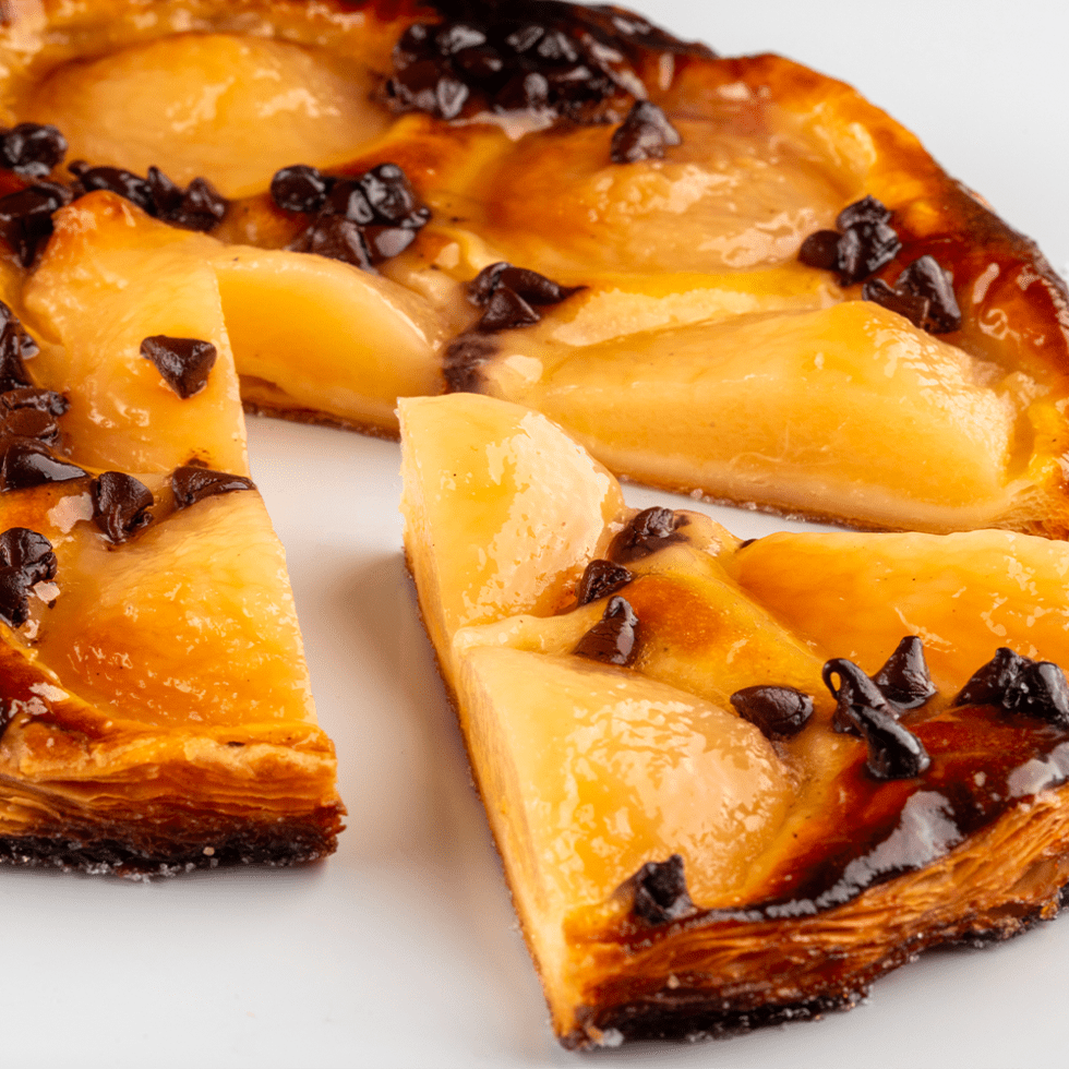 Tarte fine poires pépites de chocolat - Marie Blachère